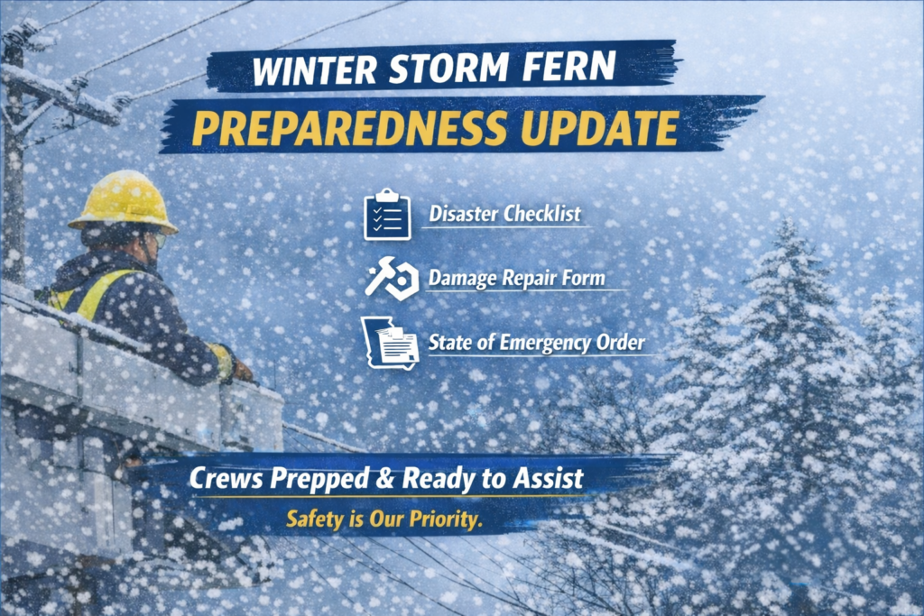 Winter Storm Fern - Electric Cities of Georgia